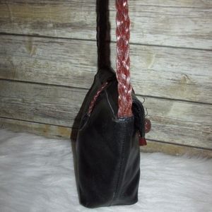 L.J.S Collection | Bags | Vintage Ljs Collection Black Leather ...